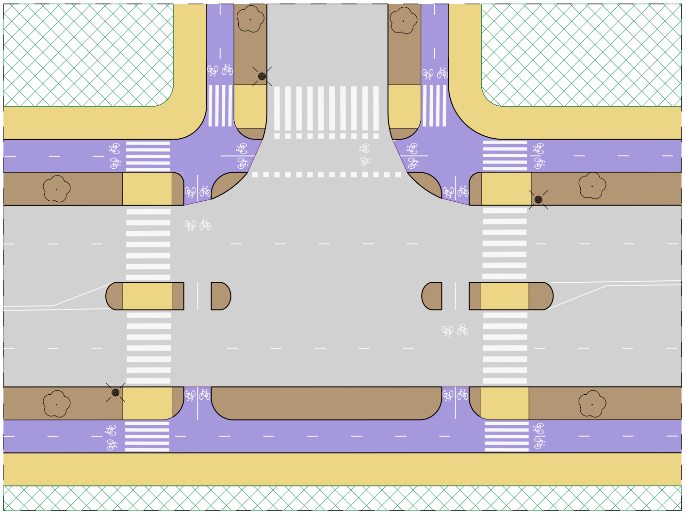 Kaksisuuntaiset pyöräliikenteen järjestelyt liikennevaloristeyksissä ...